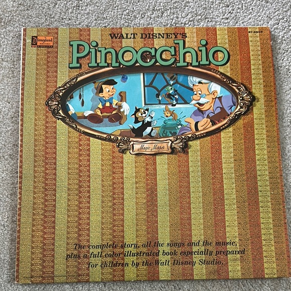 Disney | Other | Walt Disneys Pinocchio Vinyl Record | Poshmark